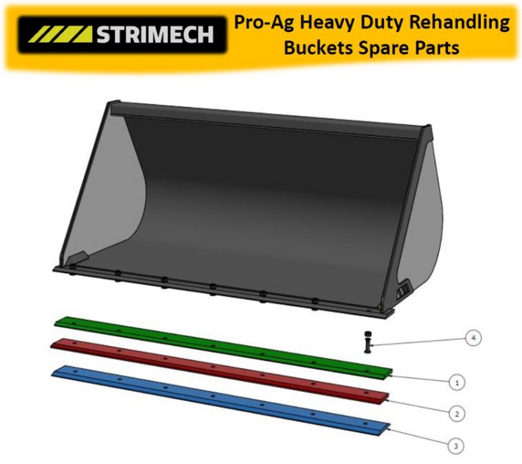 HEAVY DUTY REHANDLING BUCKETS SPARE PARTS LIST - Strimech Engineering